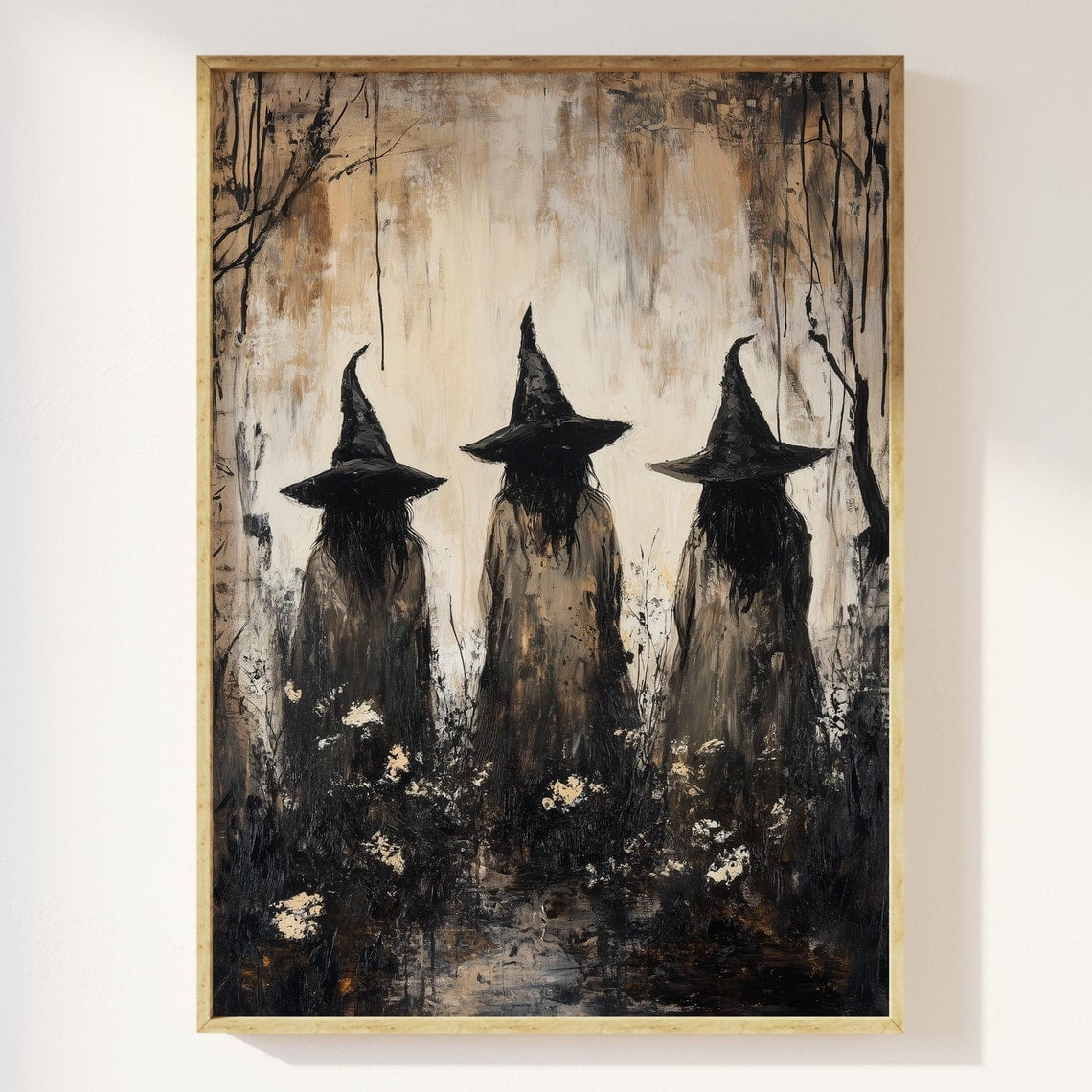 Witches Coven Printable Moody Vintage Digital Print Halloween Mystical ...