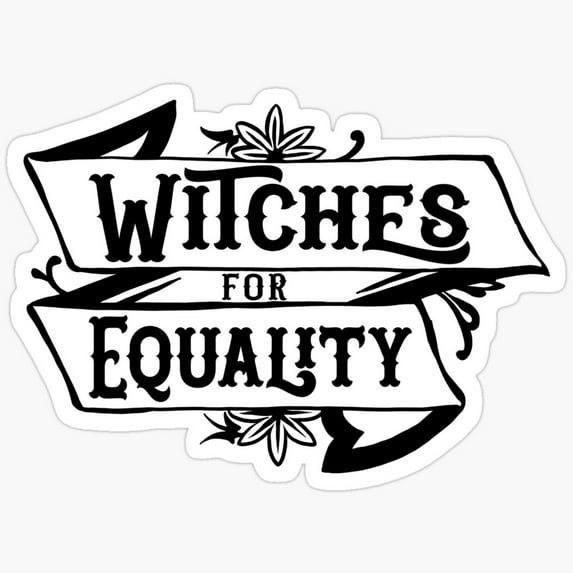 Witches For Equality Sticker Phone Decal Water Bottle Stickers Car ...