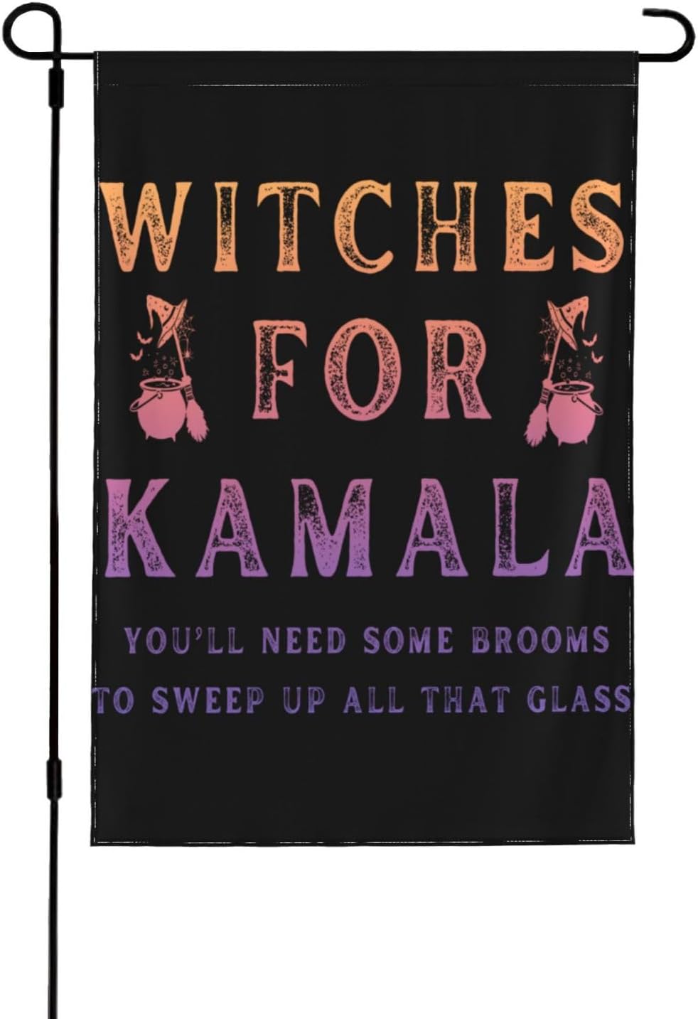 Witches For Kamala Harris Halloween Flag Childless Cats Ladies 2024 ...
