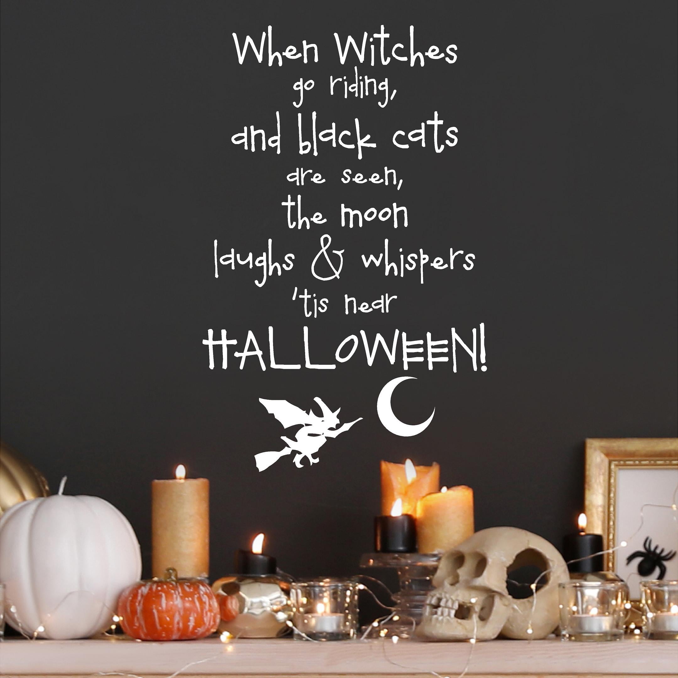 When Witches Go Riding and Black Cats are Seen, The Moon Laughs and ...