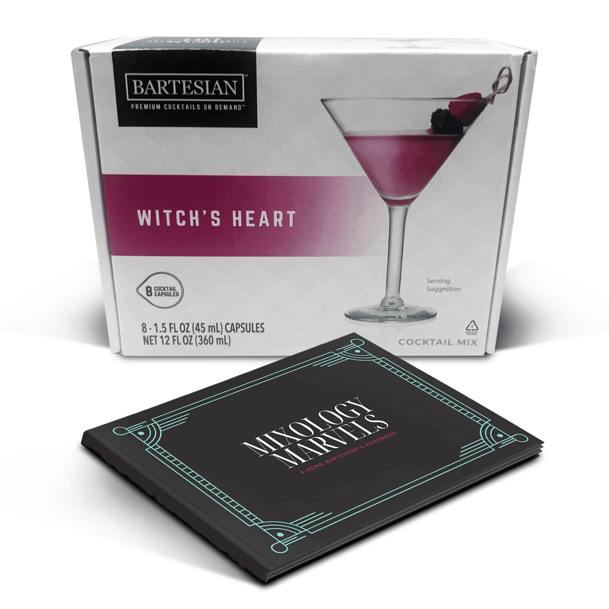 Witches Heart Pack of 8 Capsules Compatible with at home Cocktail Maker ...
