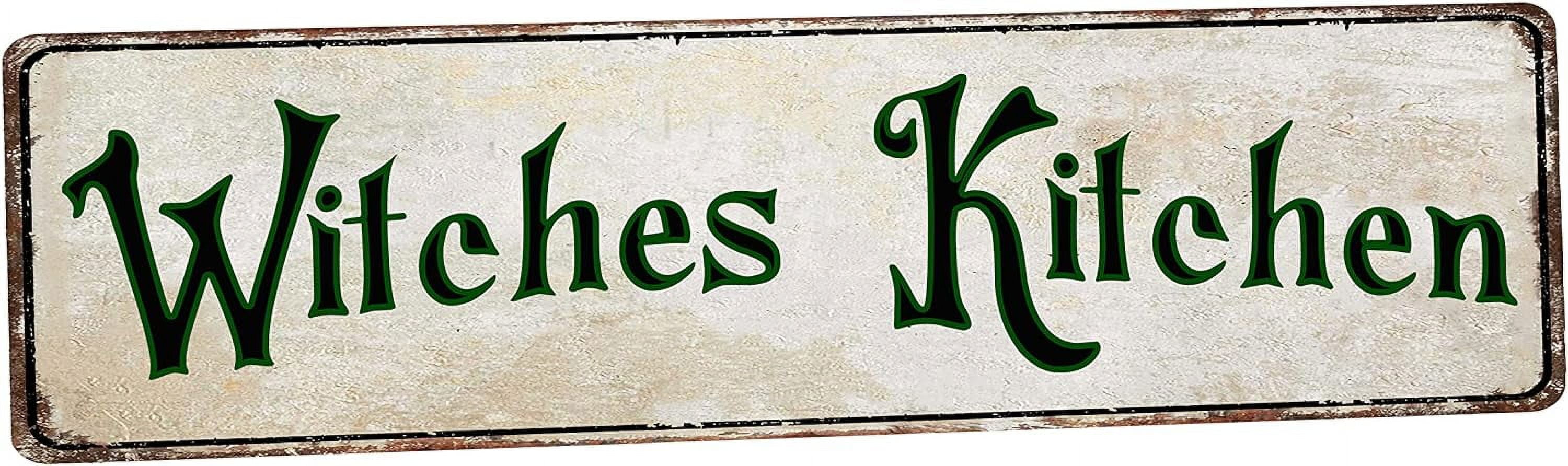 Witches Kitchen Metal Tin Sign For Home Office Living Room Bar Cafe ...
