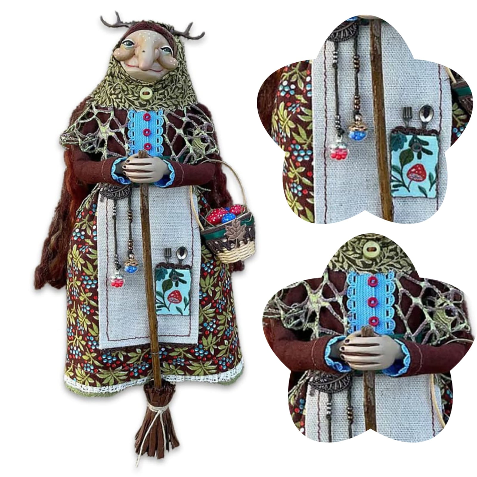 Witches for Kitchens: Enchanting Handmade Kitchen Witch - Good Luck ...