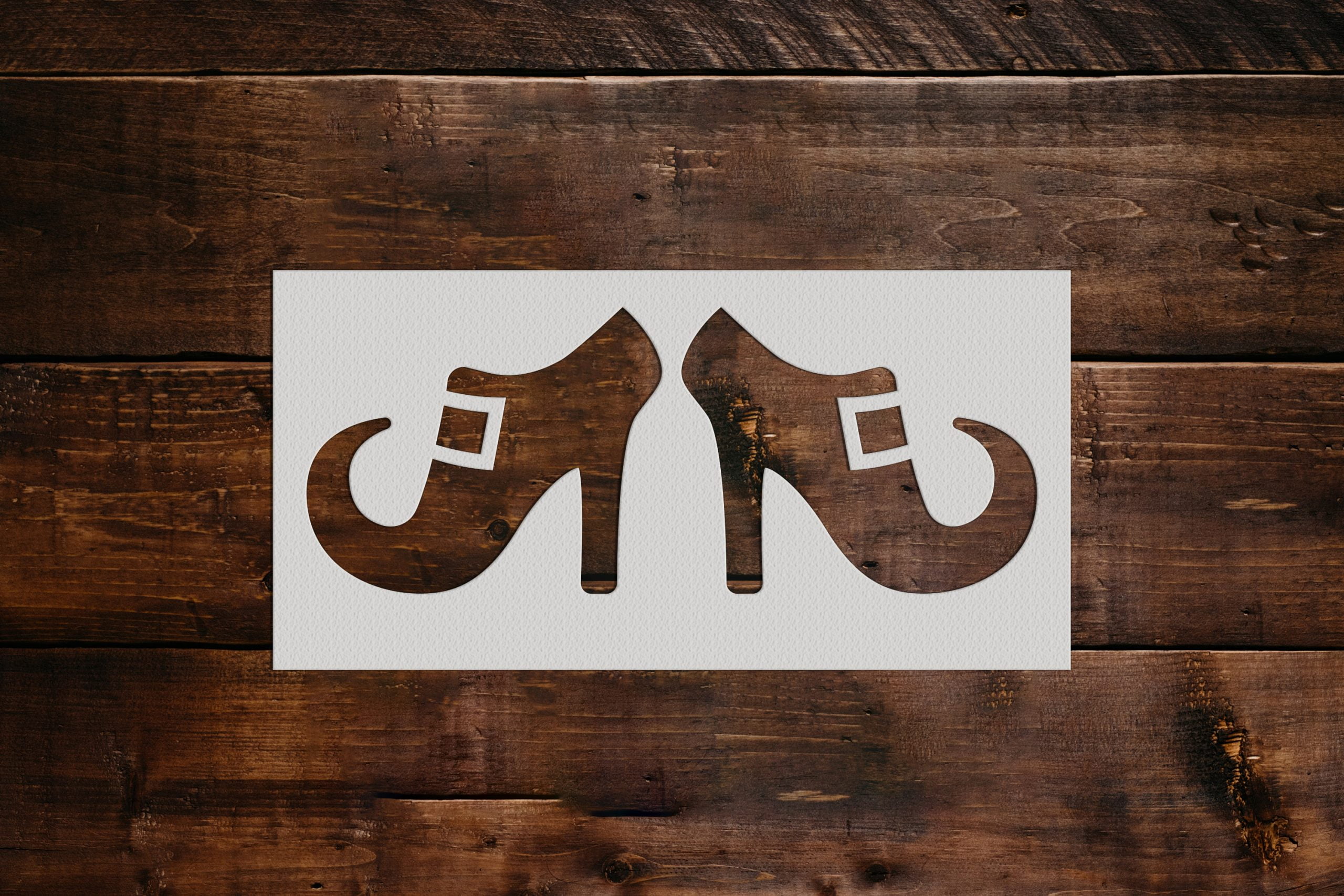 Witches Shoes Stencil - Art and Wall Stencil (3"x6") - Walmart.com