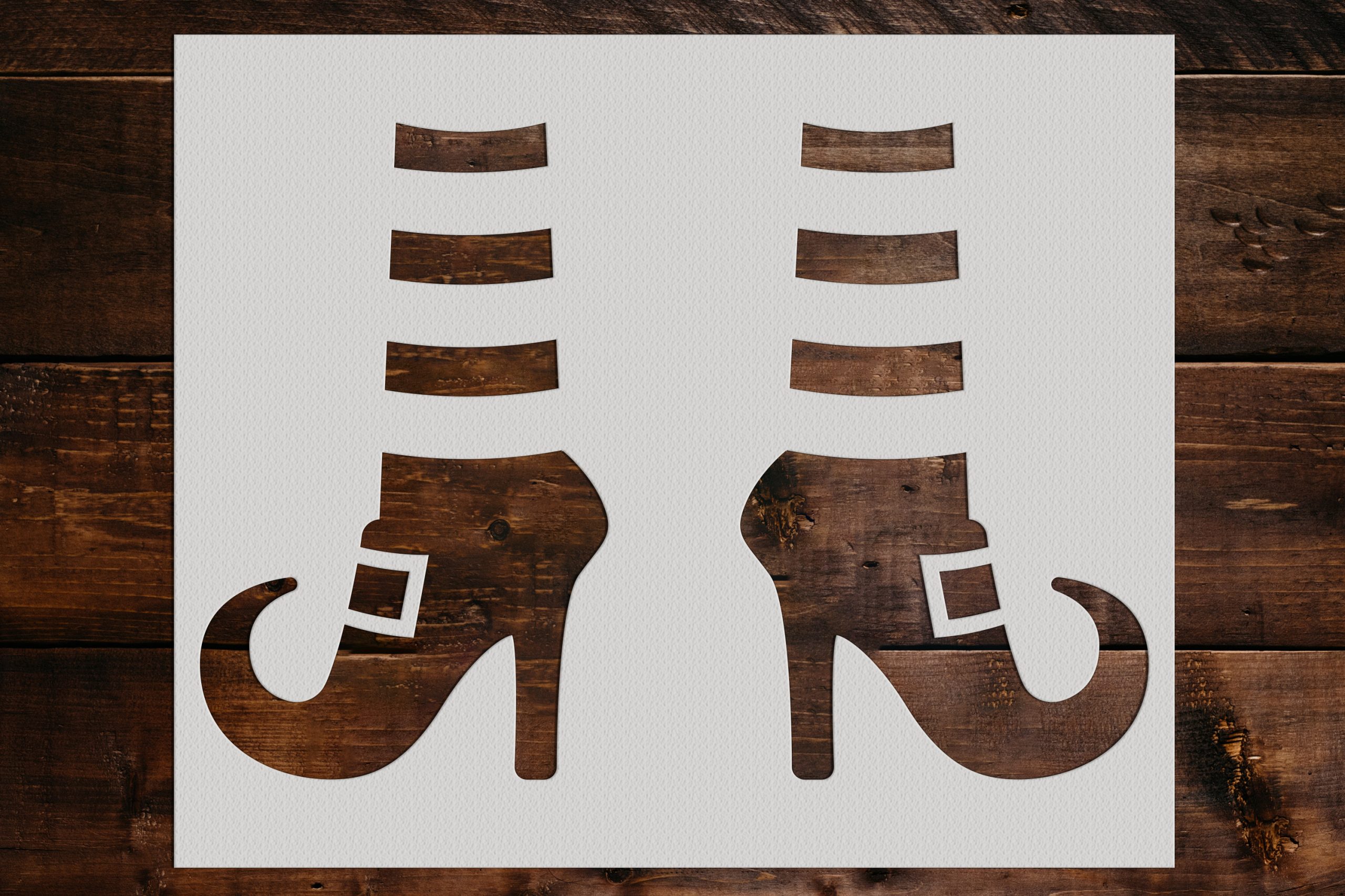 Witches Shoes Stencil - Art and Wall Stencil (30"x48") - Walmart.com