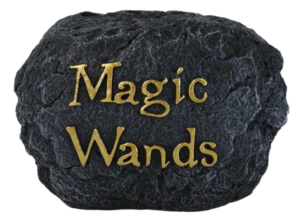 Witches Wizard Magic Wands Ancient Rock Wand Holder Stand Prop ...