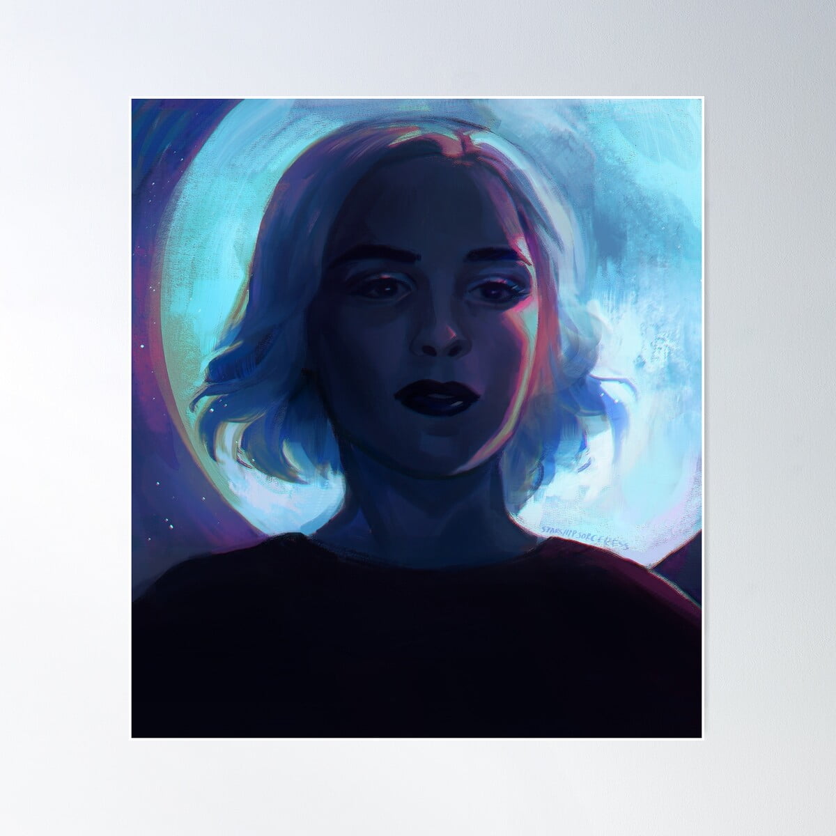 Witching Hour Poster Wall Art, Modern Wall Decor For Living Room ...