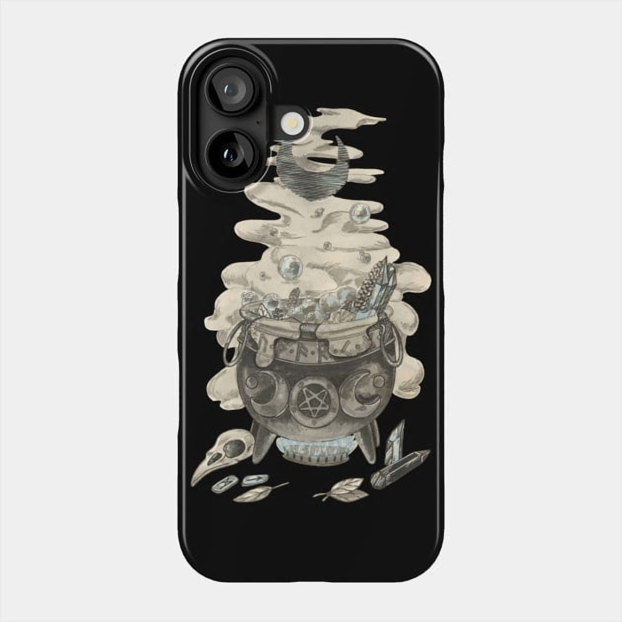 Witchs Cauldron creepy Halloween Potion Art Tough Case for iPhone 11-17 ...