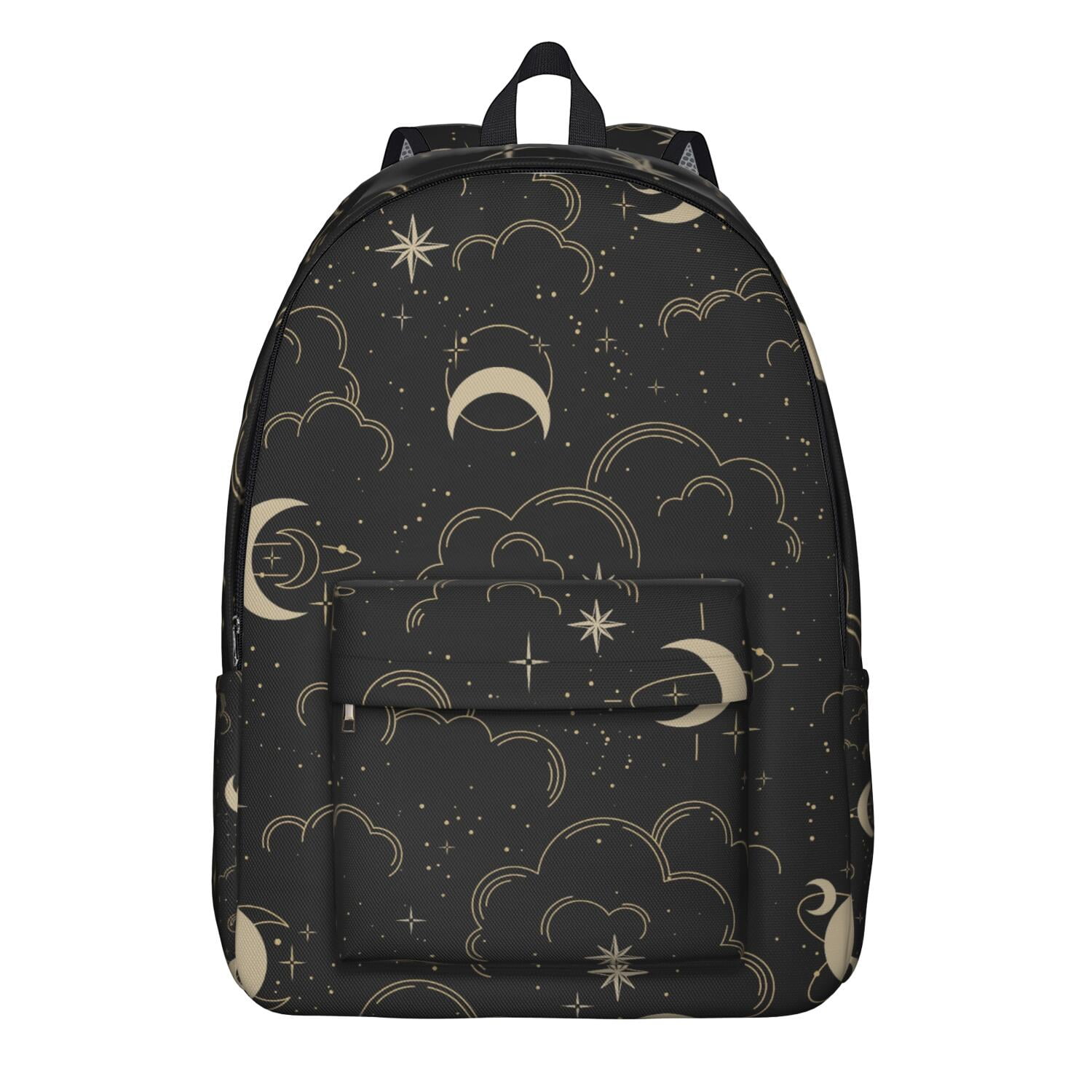 Witchy Celestial Backpack, Waterproof School Bag with Gothic Sun, Moon ...