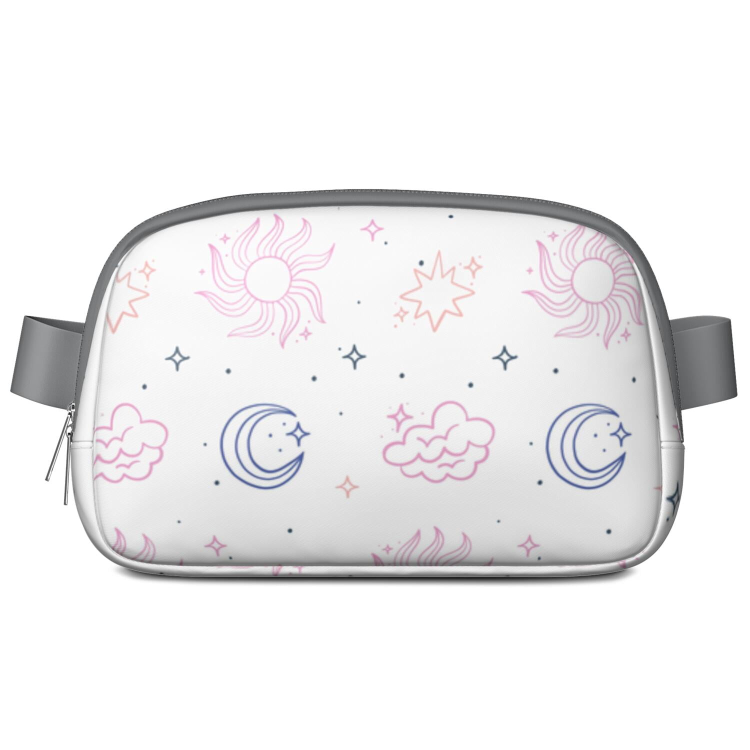 Witchy Celestial Belt Bag – Gothic Sun and Moon Print Fanny Pack with ...
