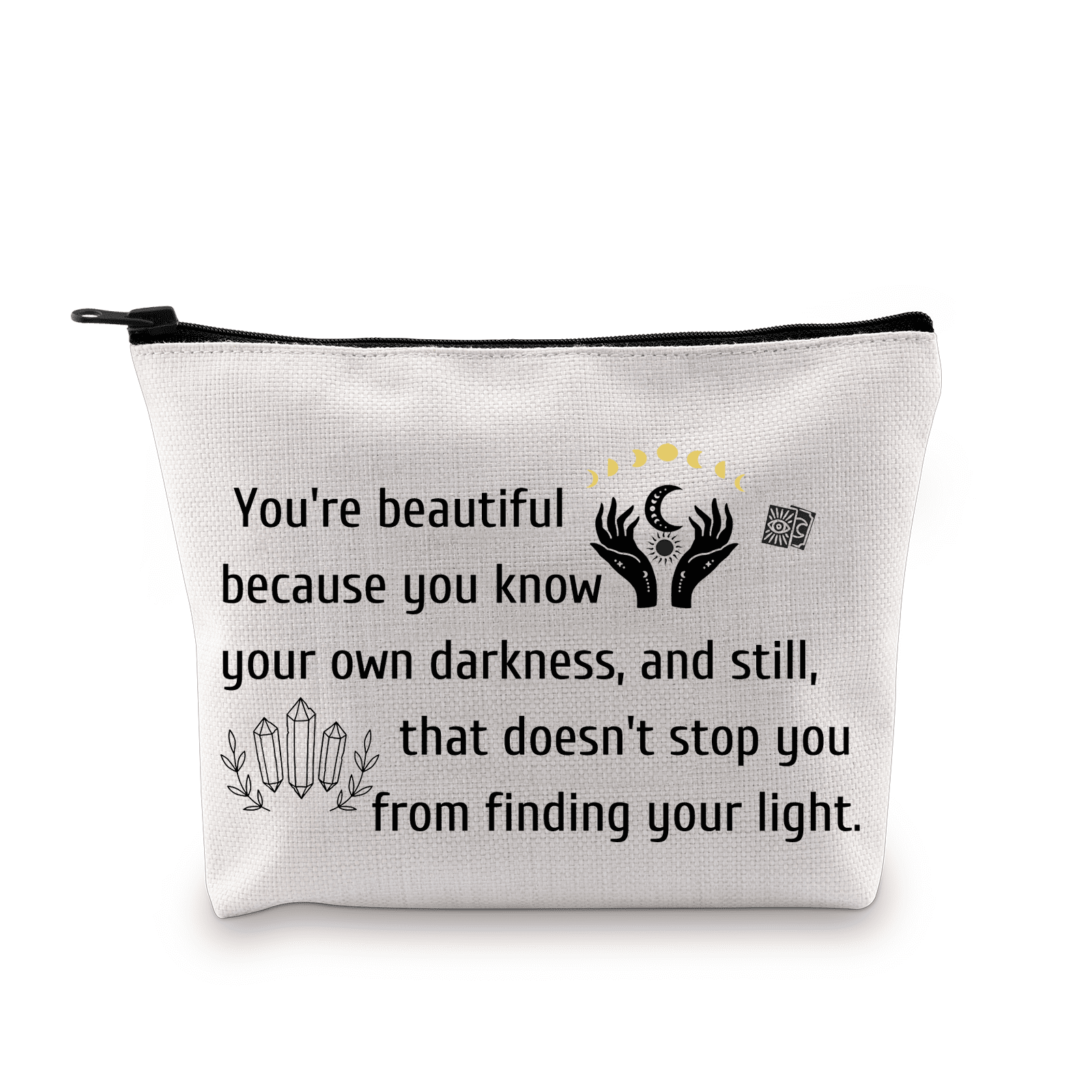 Witchy Gifts Cosmetic Bag You're Beautiful Because You Know Your Own ...