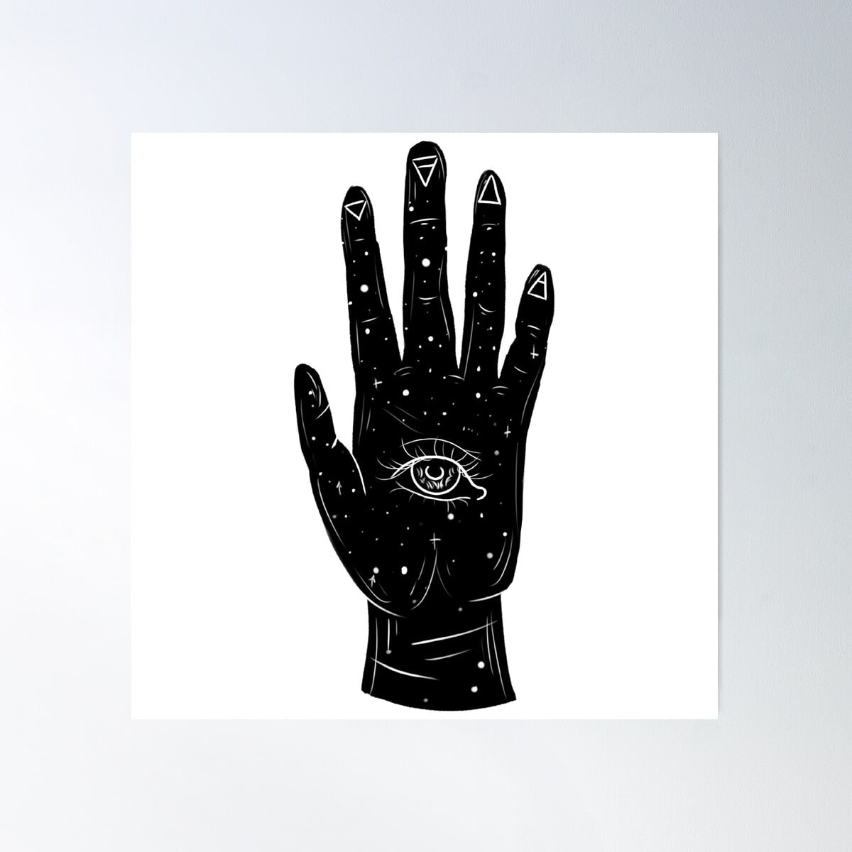 Witchy Hand Poster Wall Art, Modern Wall Decor For Living Room Bedroom ...