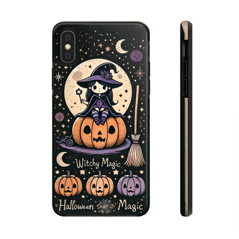 Witchy Magic Phone Cases with Mystical Design for 11/12/13/14/15/16 Pro ...