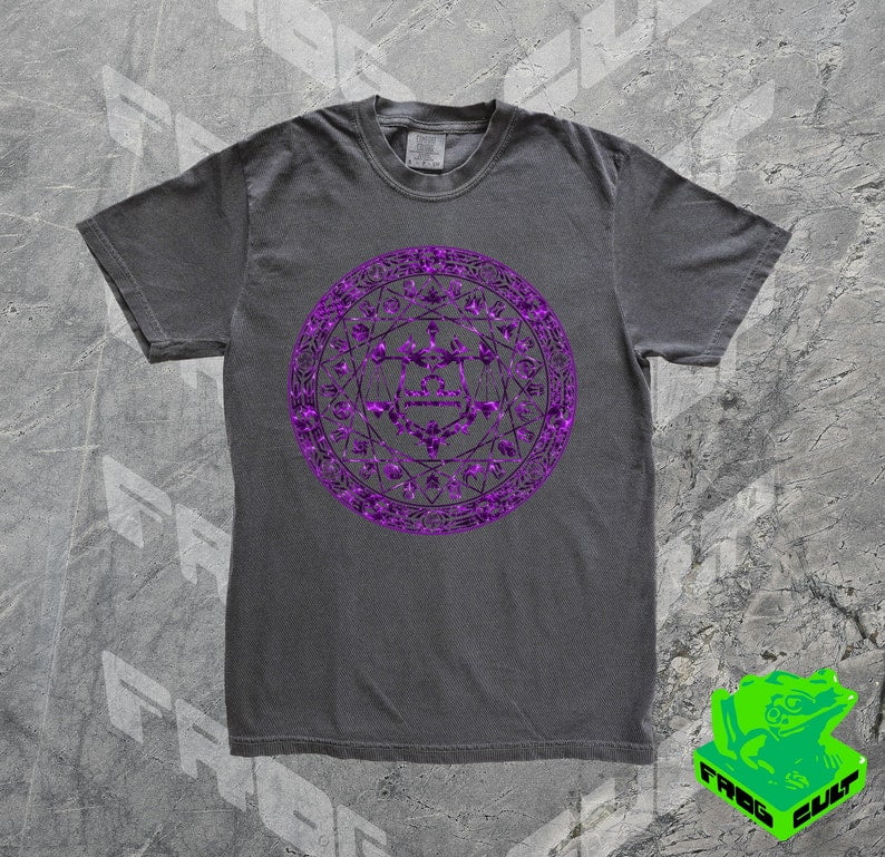 Witchy Magic Transmutation Sigil Shirt – Occult Fairycore Graphic Tee ...