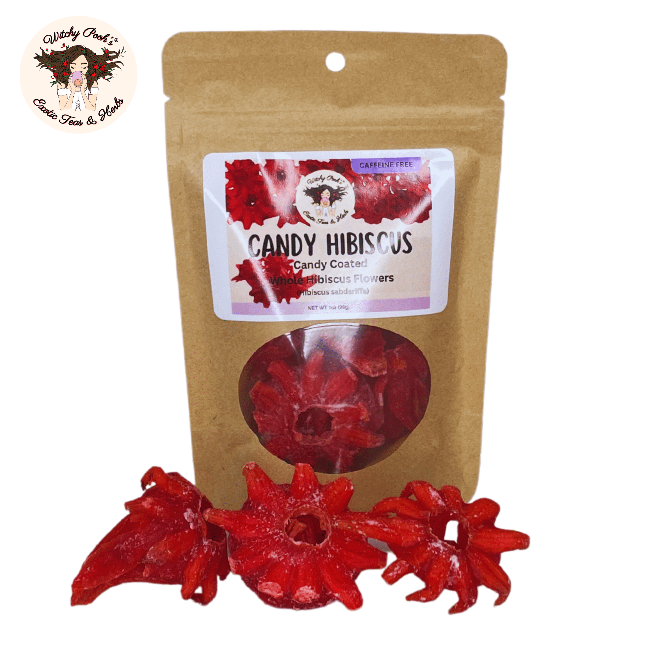 Witchy Pooh's Candy Hibiscus - Sweet Candy Coated Whole Hibiscus ...