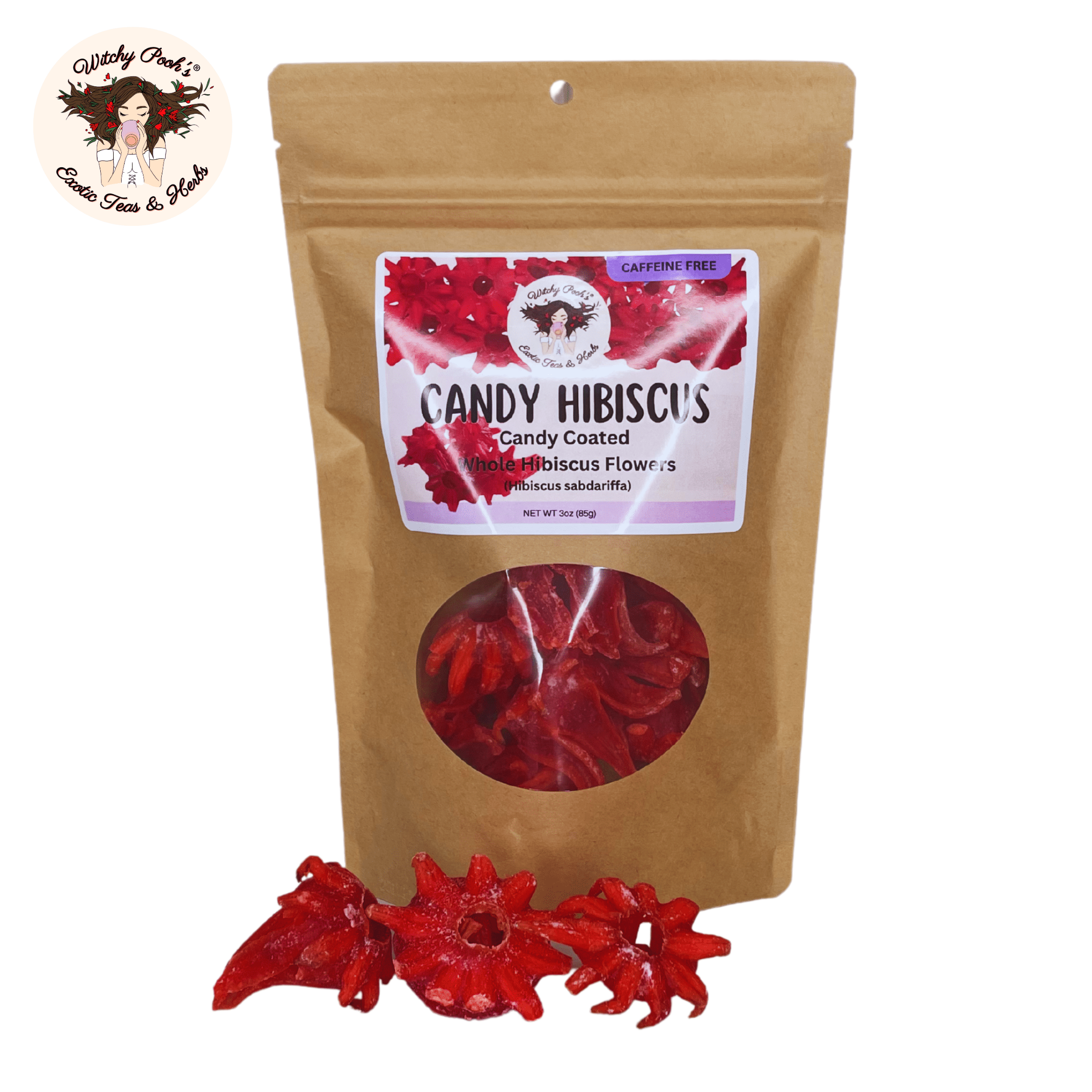 Witchy Pooh's Candy Hibiscus - Sweet Candy Coated Whole Hibiscus ...