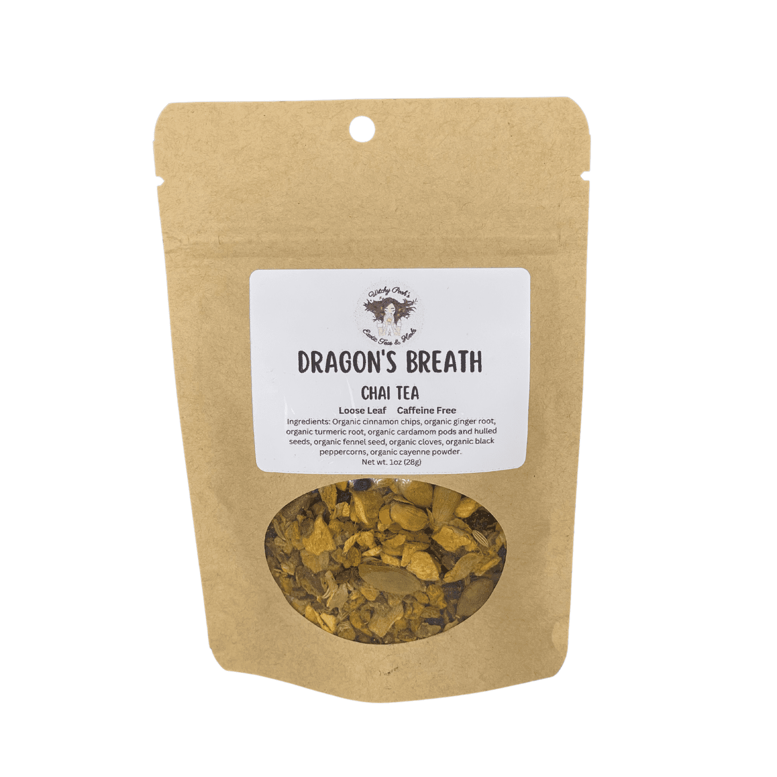 Witchy Pooh's Dragon's Breath Chai Tea, Spicy Loose Leaf Herbal Tea ...