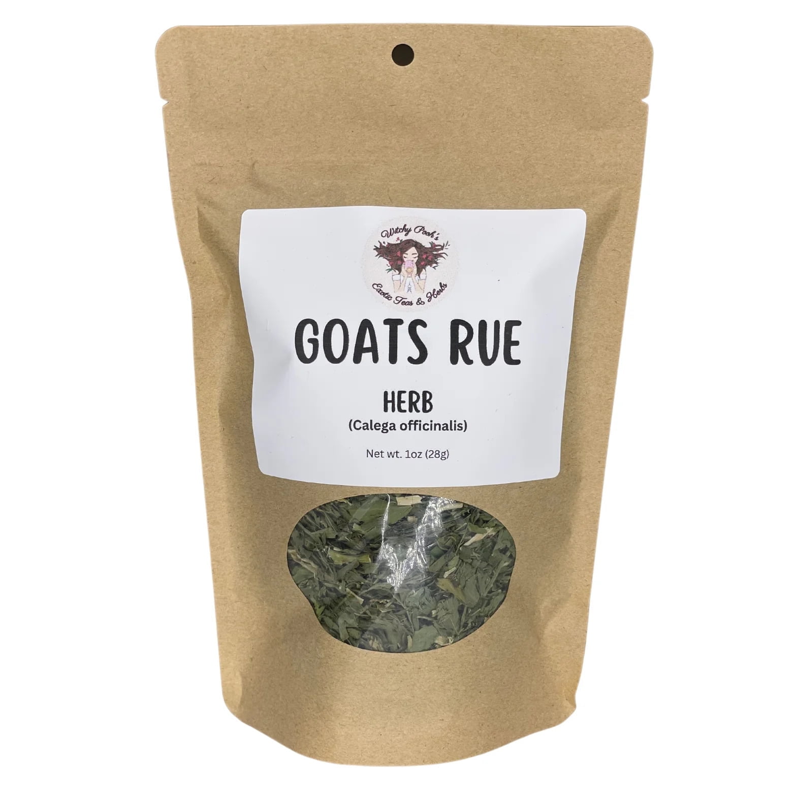 Witchy Pooh's Goat's Rue Tea - Loose Leaf, Caffeine Free, 1oz Pouch ...