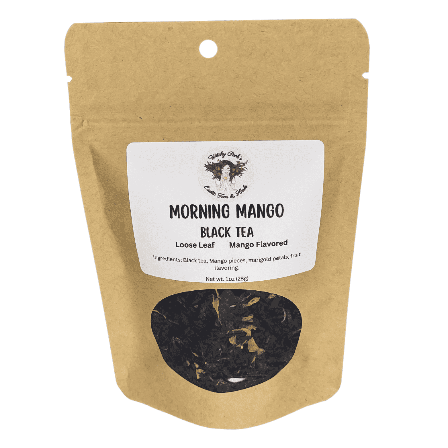 Witchy Pooh's Morning Mango Tea - Loose Leaf, Black Tea, Real Mango ...