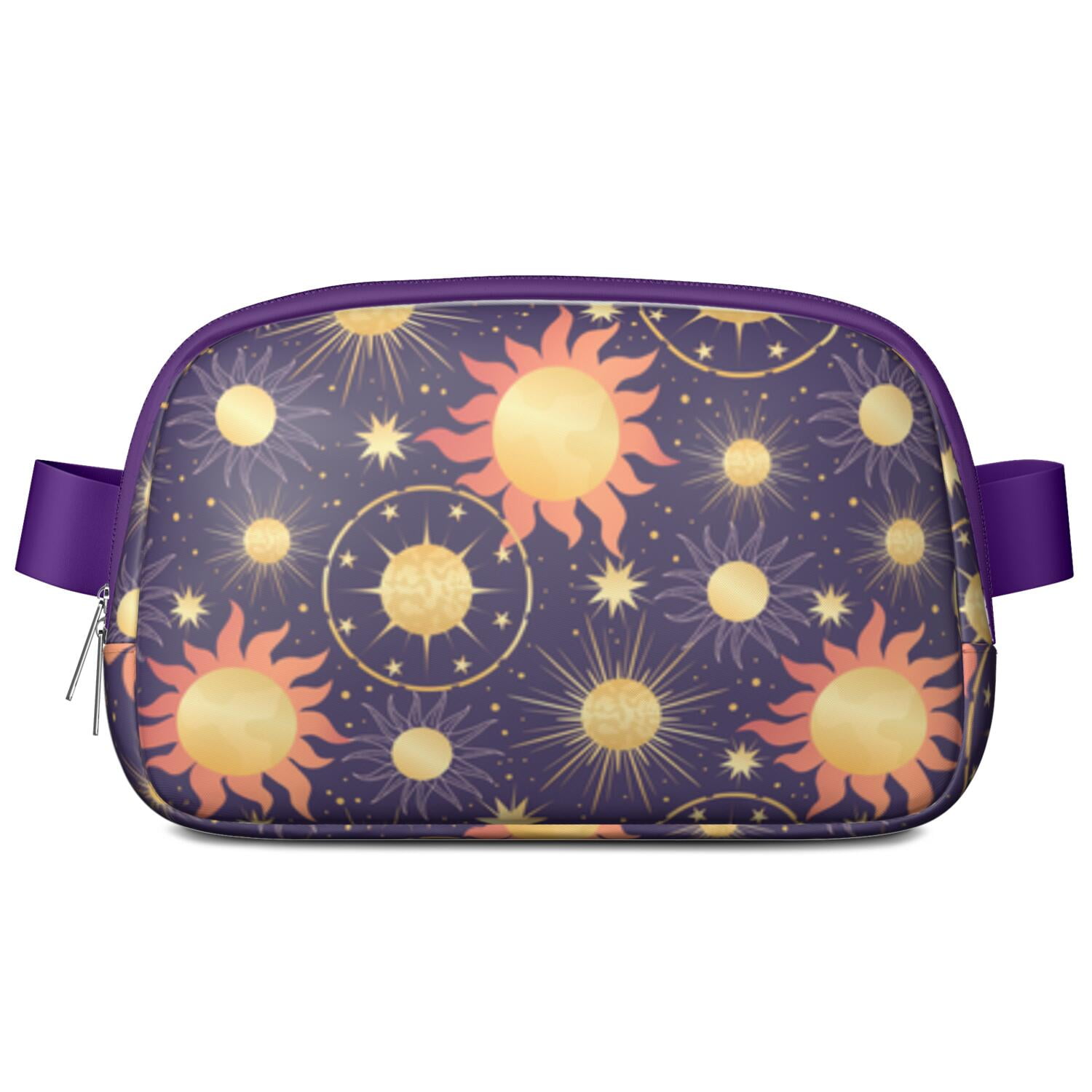 Witchy Starry Moon Waist Bag – Gothic Fanny Pack with Celestial Sun ...