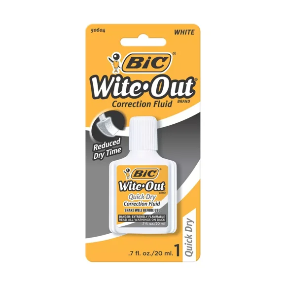 White Out Correction Fluid