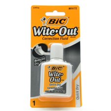 White Out Correction Fluid