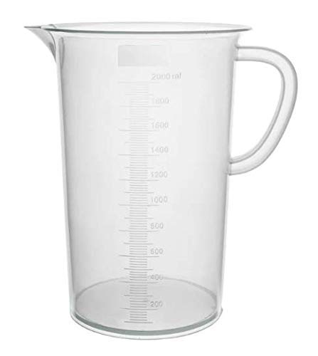 Witeg FZN Measuring Jug Moulded In Polypropylene Polylab 2000ml ...