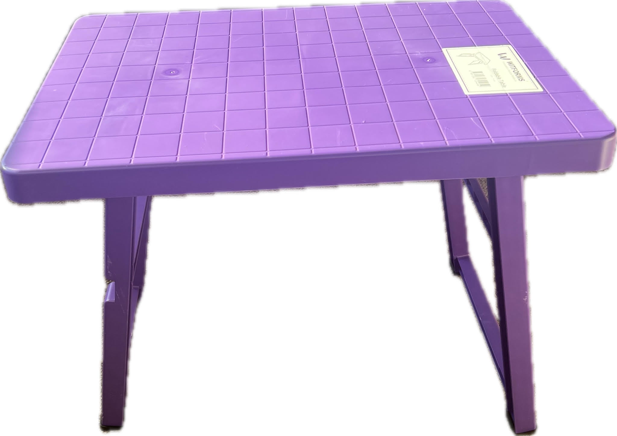Witforms Portable Outdoor Folding Table 18x28x2 in - PURPLE - Walmart.com