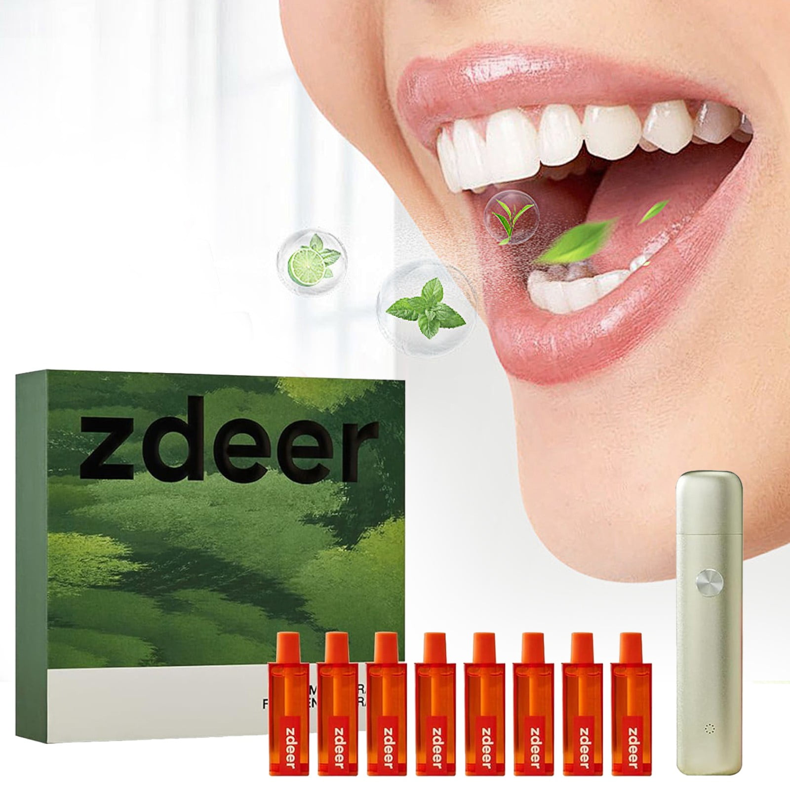 With 8 Pods, Smart Electric Oral Spray, Breath Freshener, Oral Care ...