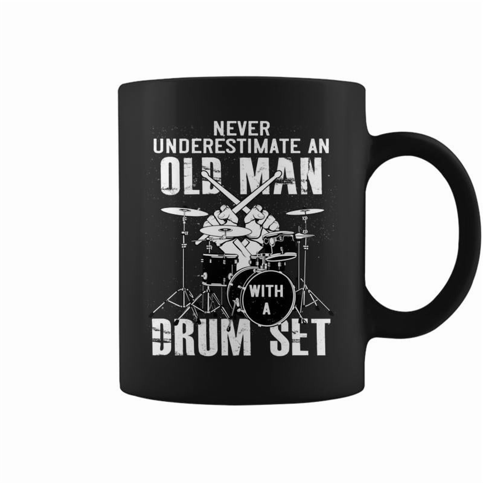 With A Drum Set Drummer Coffee Mugs - Walmart.com