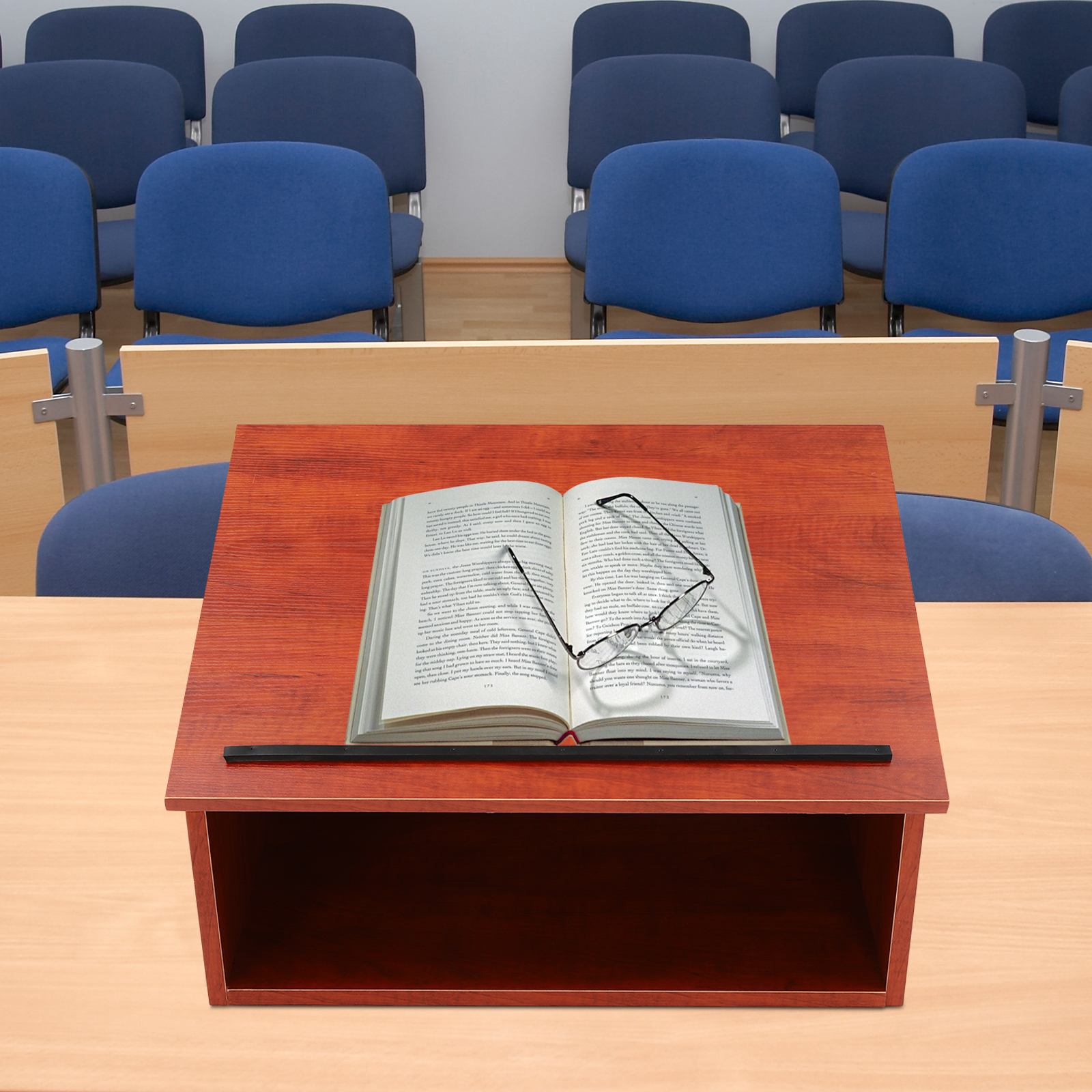 With An Extra Storage Room Portable Tabletop Lectern Classroom ...