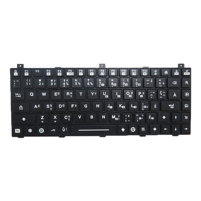 With Backlit Keyboard For GETAC F110 G6 Canadian French CF With Black ...