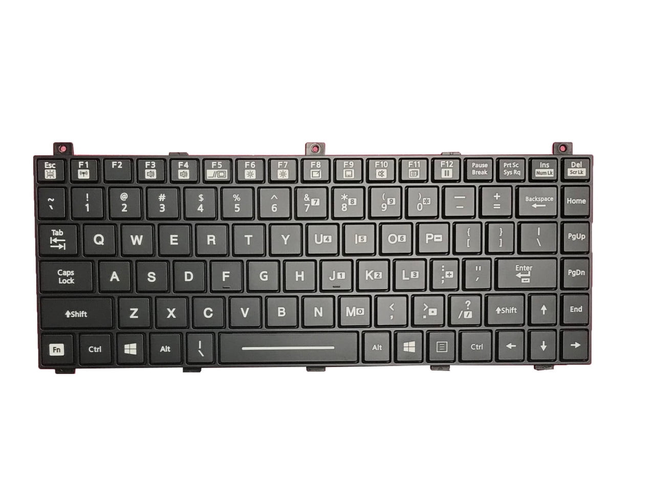 With Backlit Keyboard For GETAC F110 United States US With Black Frame ...
