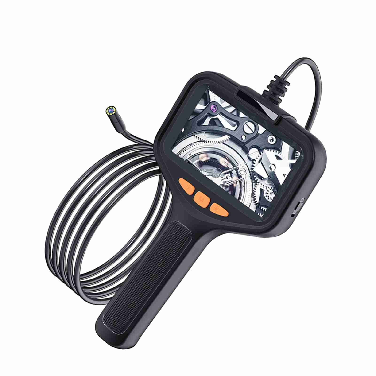 With Endoscope Camera With Light, HD 1080P Borescope With 4.3'' Screen ...