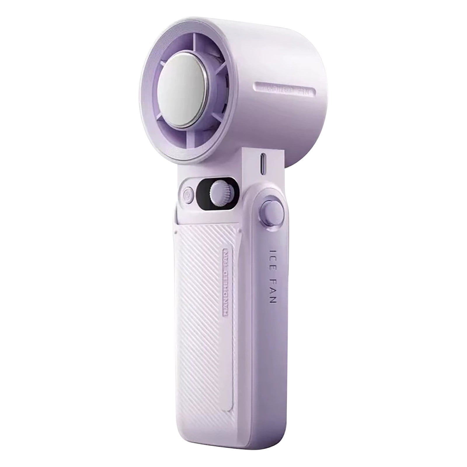 With Ice Pack High Speed Handheld Fan 199 Gears Infinitely Adjustable ...