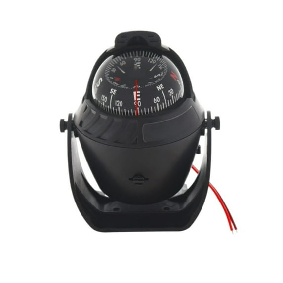 With LED Light Boat Compass Flush Mount Compass Marine Dashboard ...