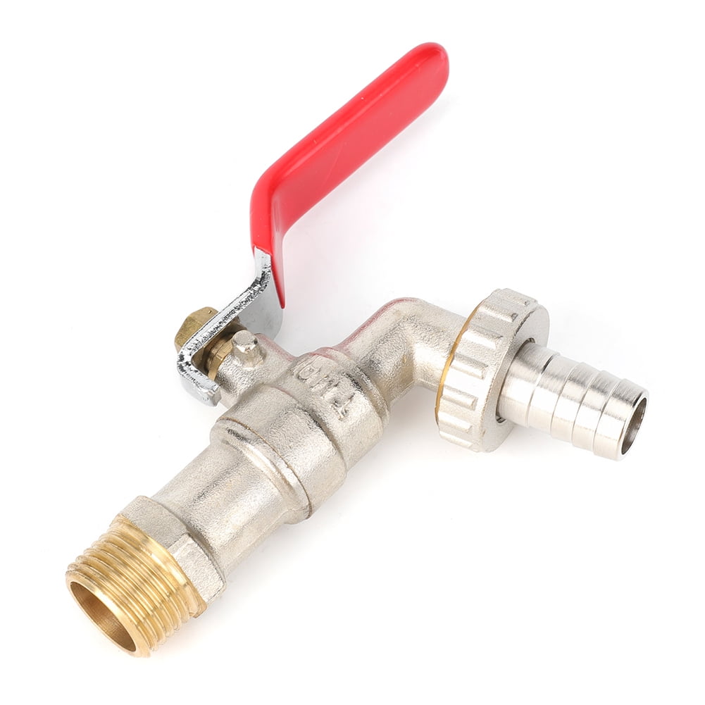 With Lever Handle G1/2" Water Supply Faucet Outside Garden Tap, Brass ...