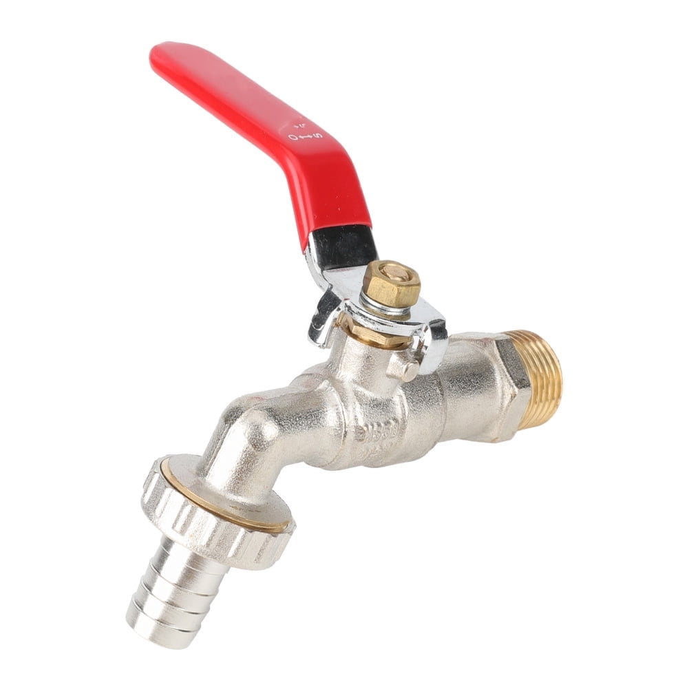 Outdoor Brass Water Faucet with Lever Handle, Outside Garden Tap for ...