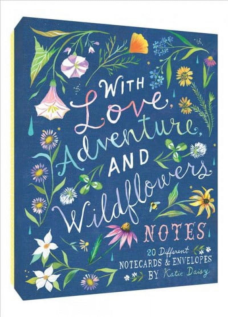 With Love, Adventure, and Wildflowers Notes : 20 Different Notecards ...