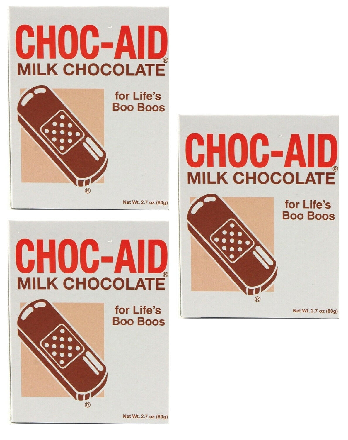 With Love Chocolates Choc Aid Milk Chocolate, 10 ea - Walmart.com