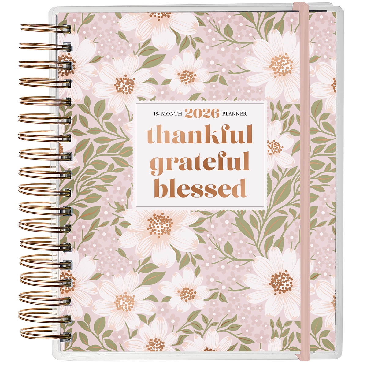 With Love Inspirational 2026-27 18-Month Calendar Planner w/Elastic ...