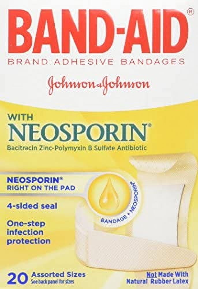 With Neosporin Bandages Assorted Sizes 20 Each (Pack Of 3) - Walmart.com