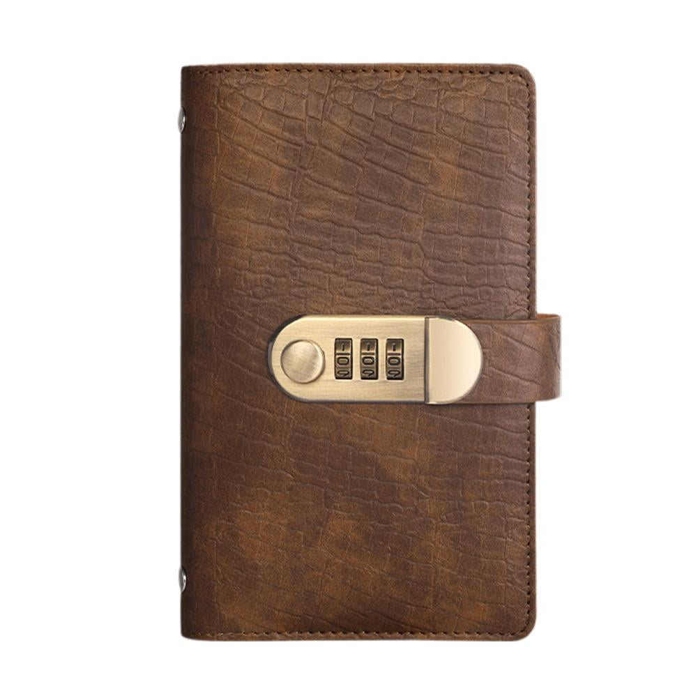 With Password Lock Saving Money Binder Wallet Storage Account Book ...