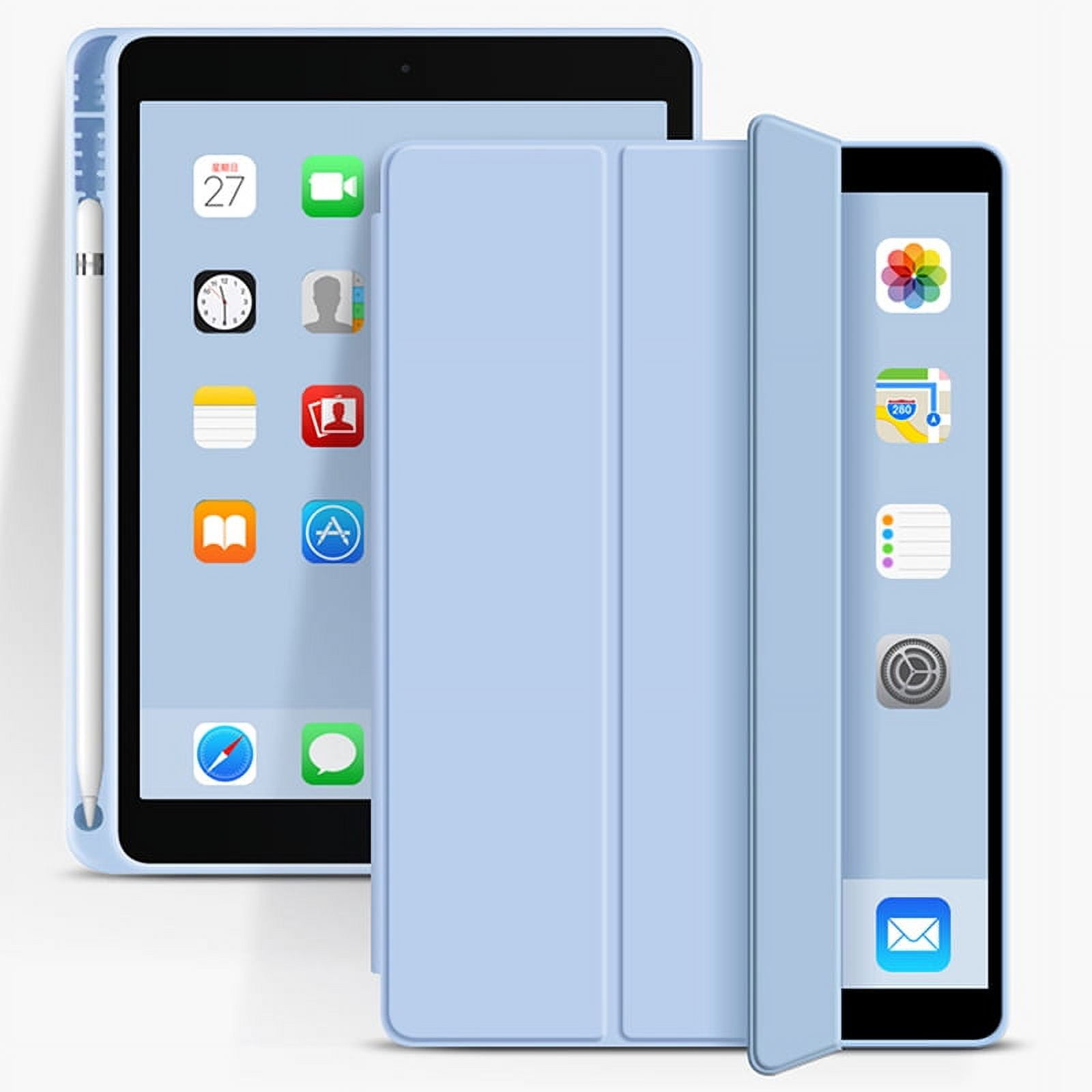 With Pencil Holder Funda for New iPad 10.2 9th Generation iPad Air6 M2 ...