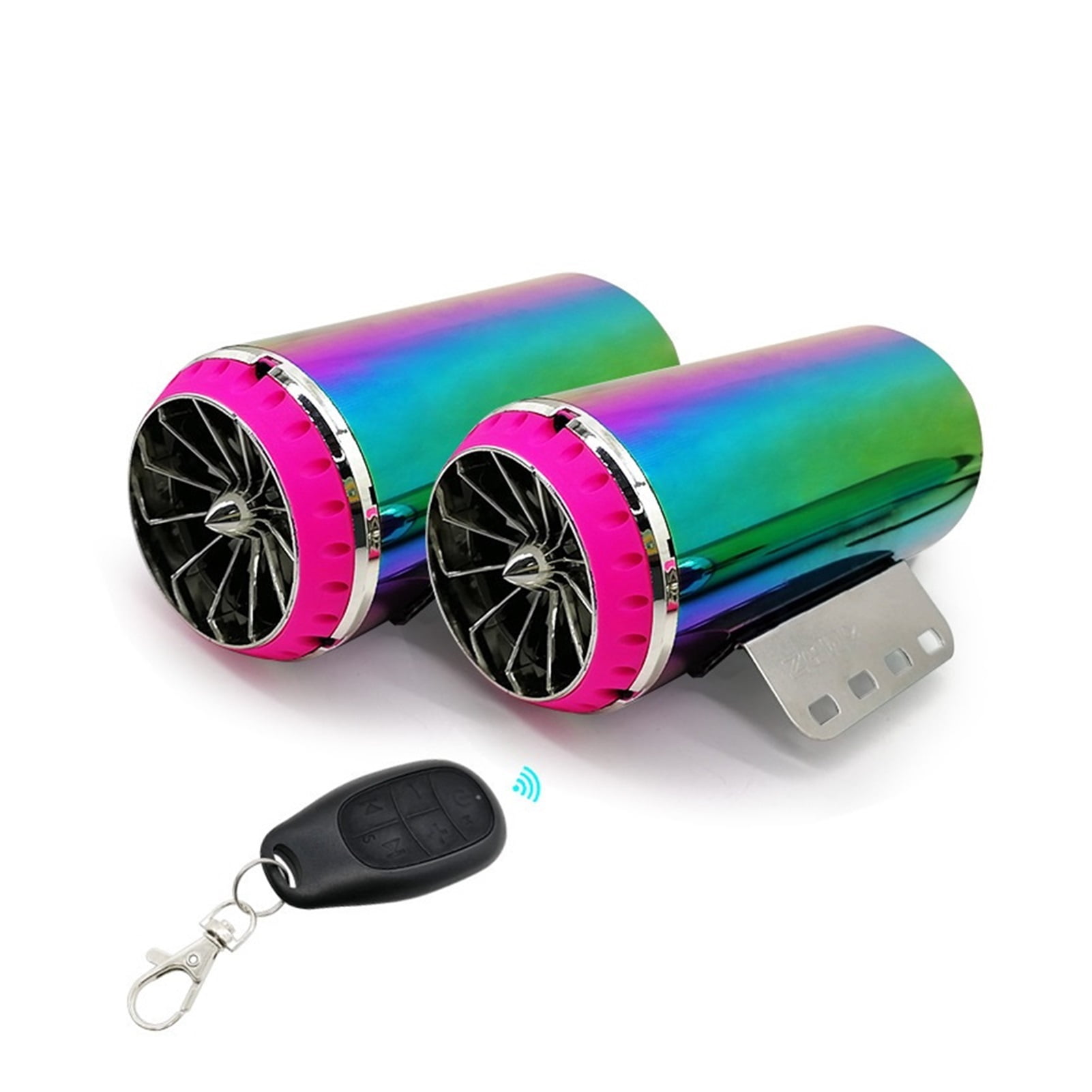 With Simulator Exhaust Pipe Motorcycle Au-dio Battery Car Bluetooth ...