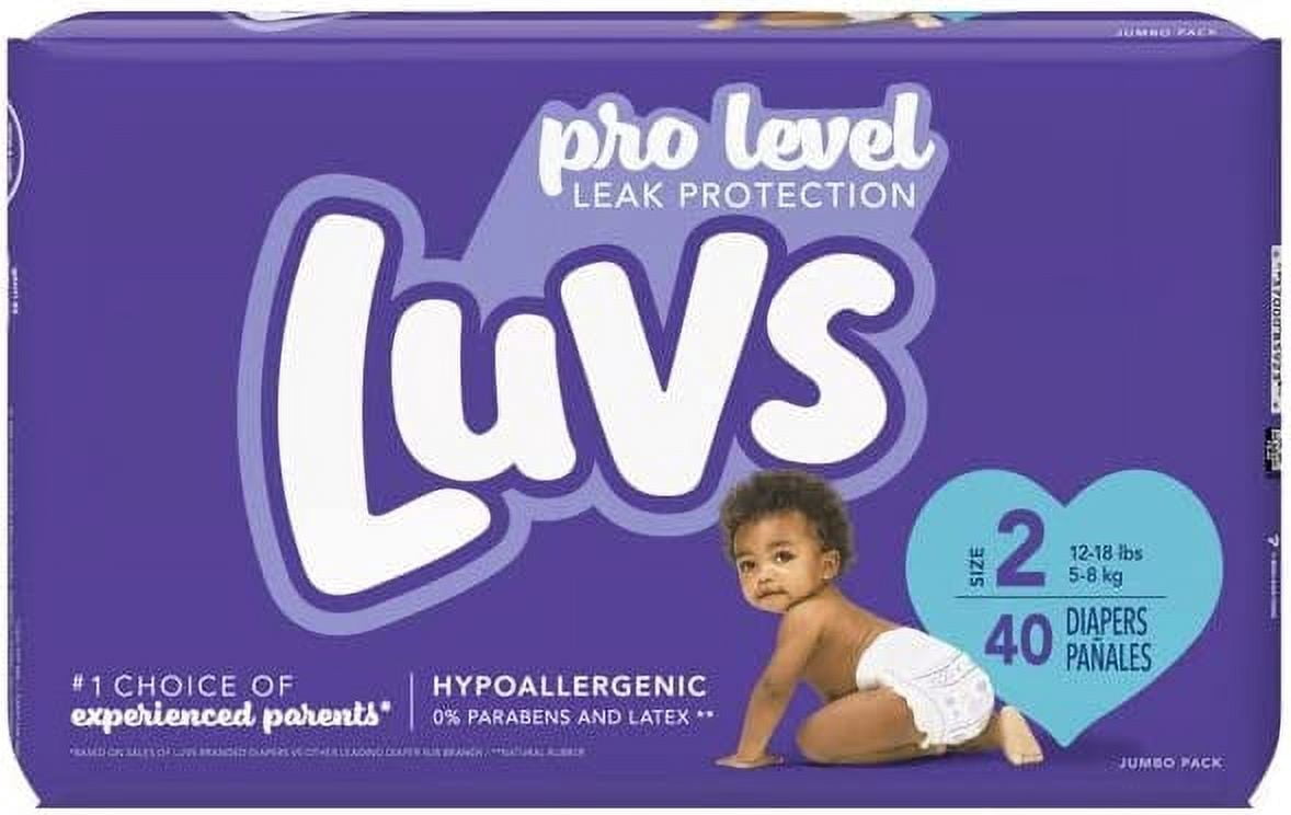 With Size 2 Ultra Leakguards Diapers, 40 Count Per Pack - 2 Per Case.2 ...
