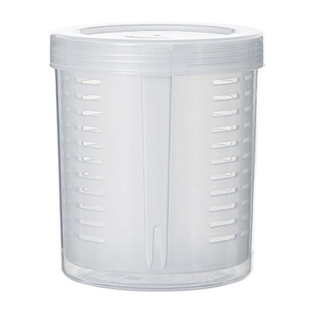 With Strainer Insert Dry Wet Separation Plastic Pickle Jar Cups ...