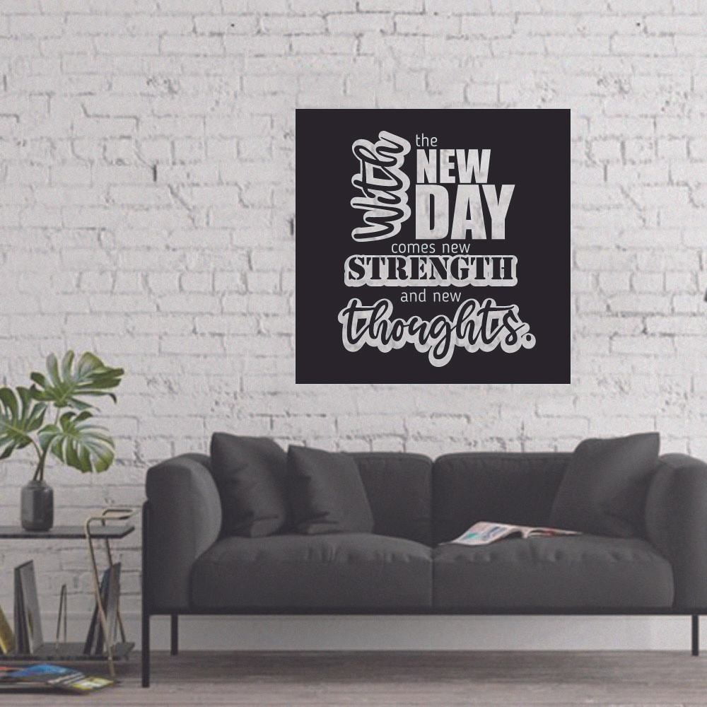 With The New Day Comes New Strength And New Thoughts. - New Year Inspirational Quote New Year ...