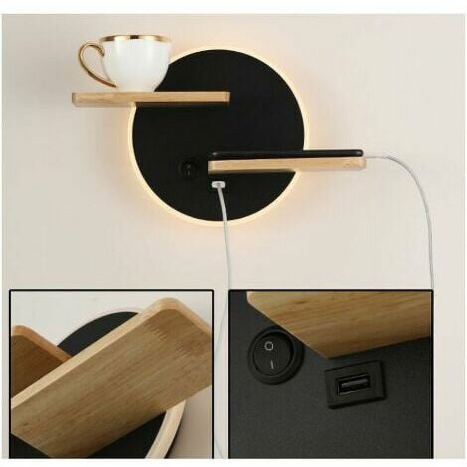 With USB Port Modern Wall Lamp With Switch Reading Lamp Bedside Lamp ...