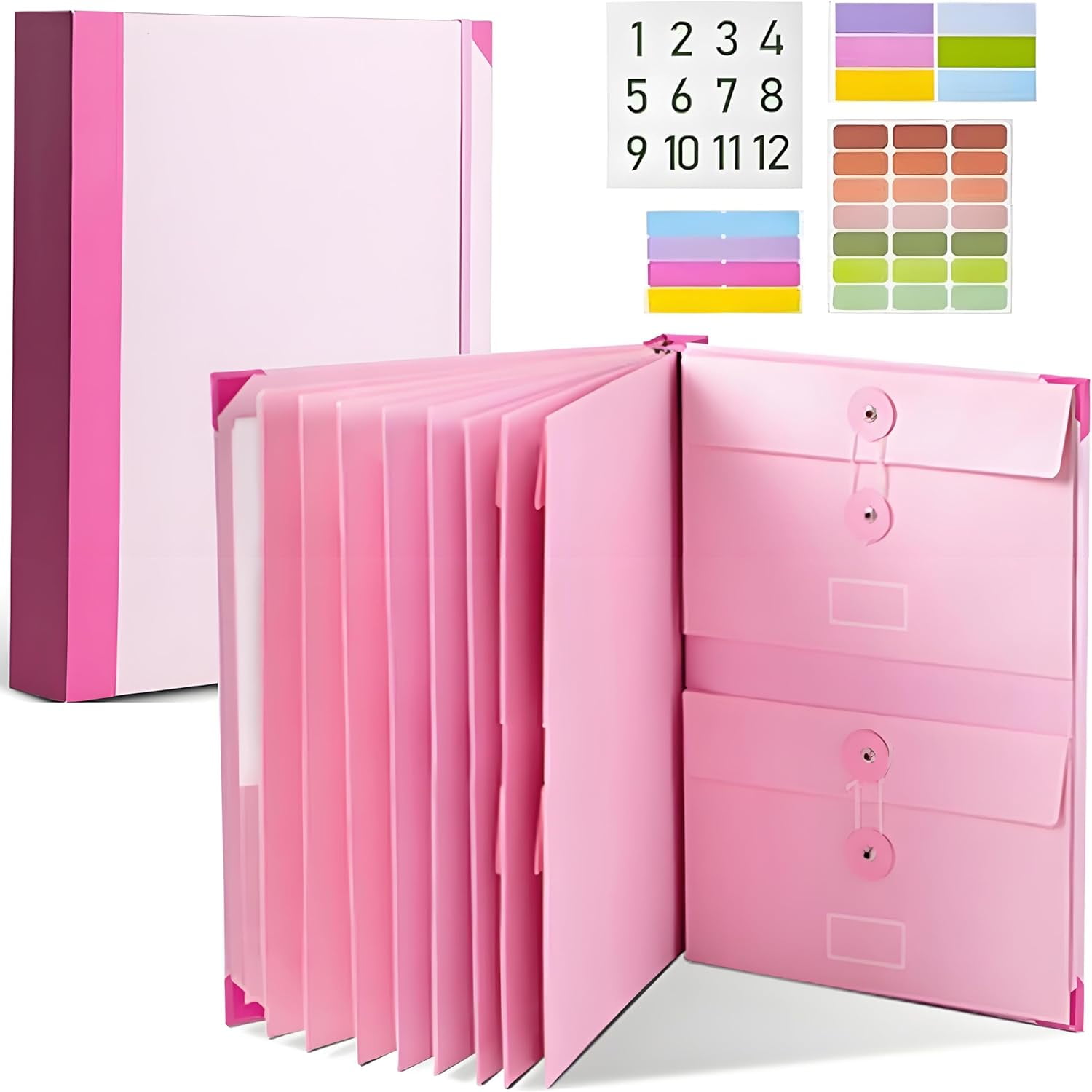 With labels, with pockets, personal family important document organizer ...